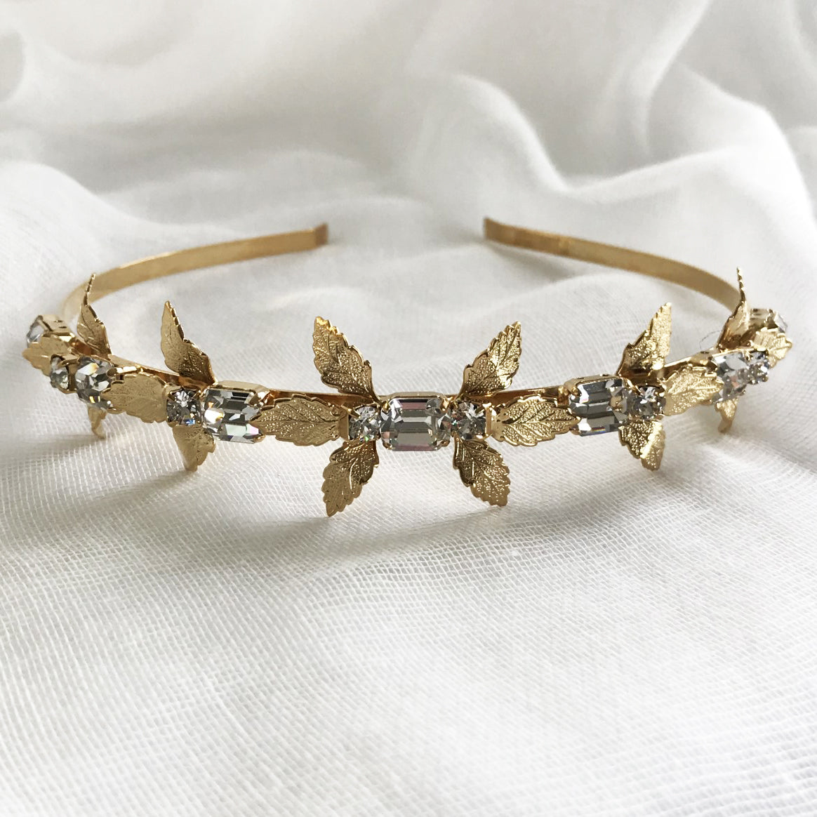 Gold and crystal headband - Giselle Headpiece - Made in Australia ...